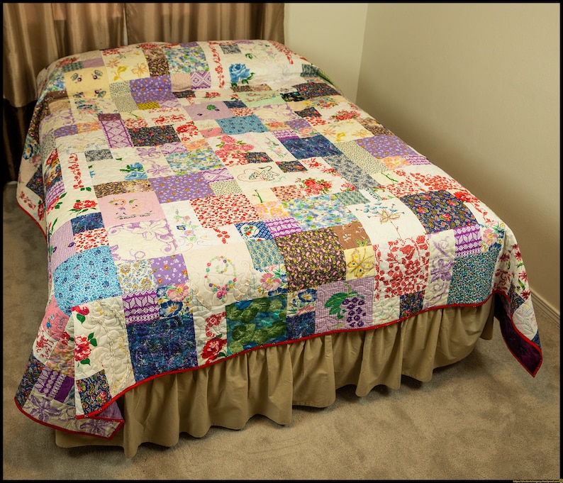 Vintage Tempo King/california King Size Quilt - Etsy