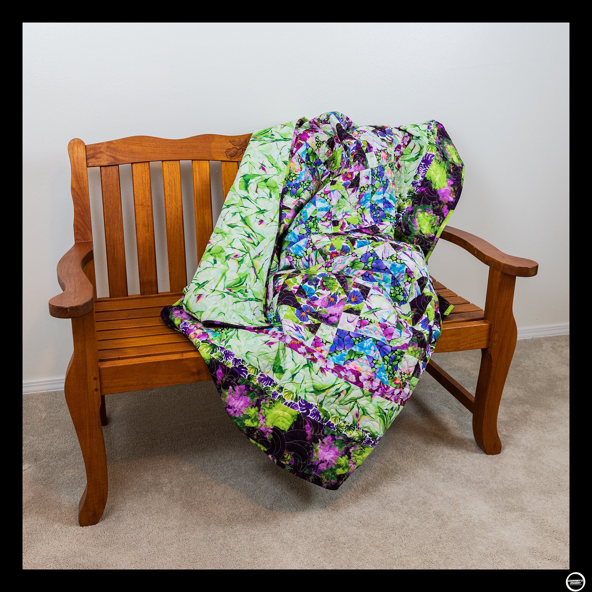 Daylily Puzzle Twin Size Quilt - Etsy