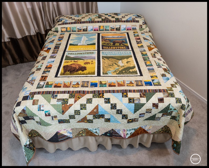Yellowstone Queen Size Quilt - Etsy