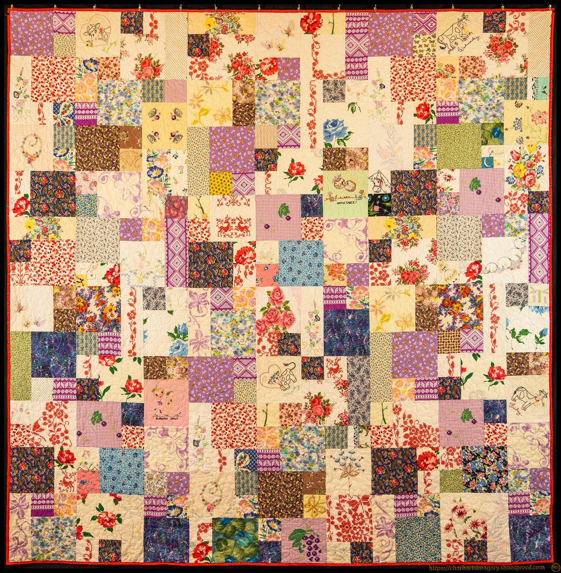 Vintage Tempo King/california King Size Quilt - Etsy