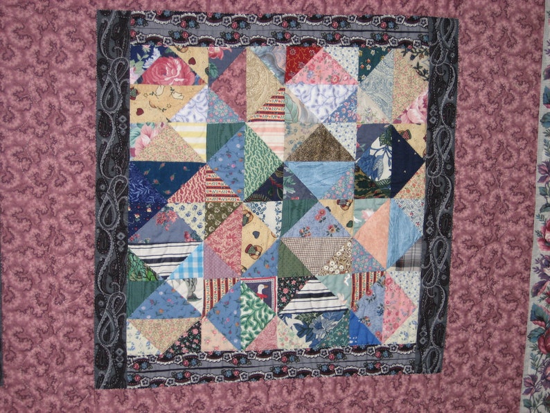 Victorian Flying Geese Queen Size Quilt - Etsy