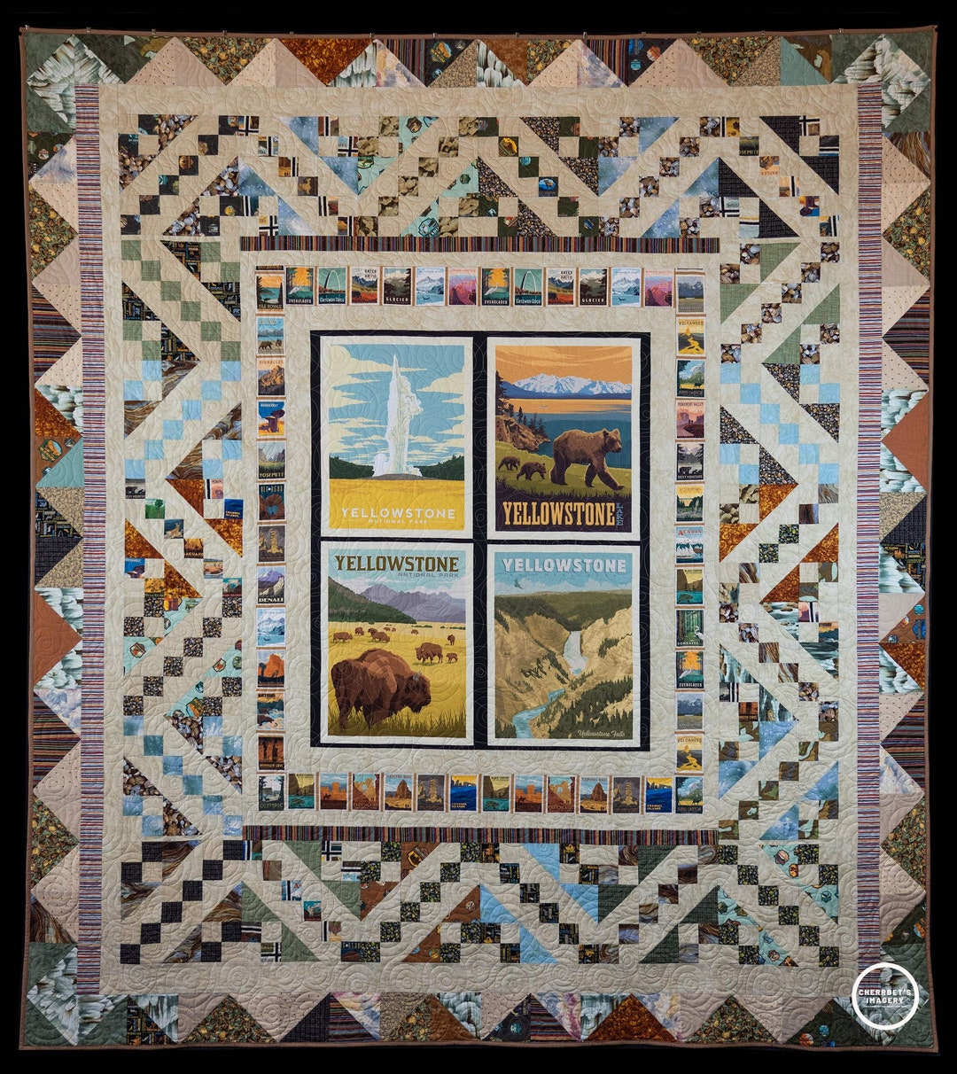 Yellowstone Queen Size Quilt - Etsy