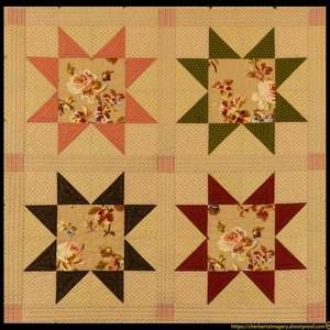 Regency Stars Queen Size Quilt - Etsy