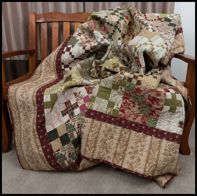 Scrappy Celebration California King Size Quilt - Etsy