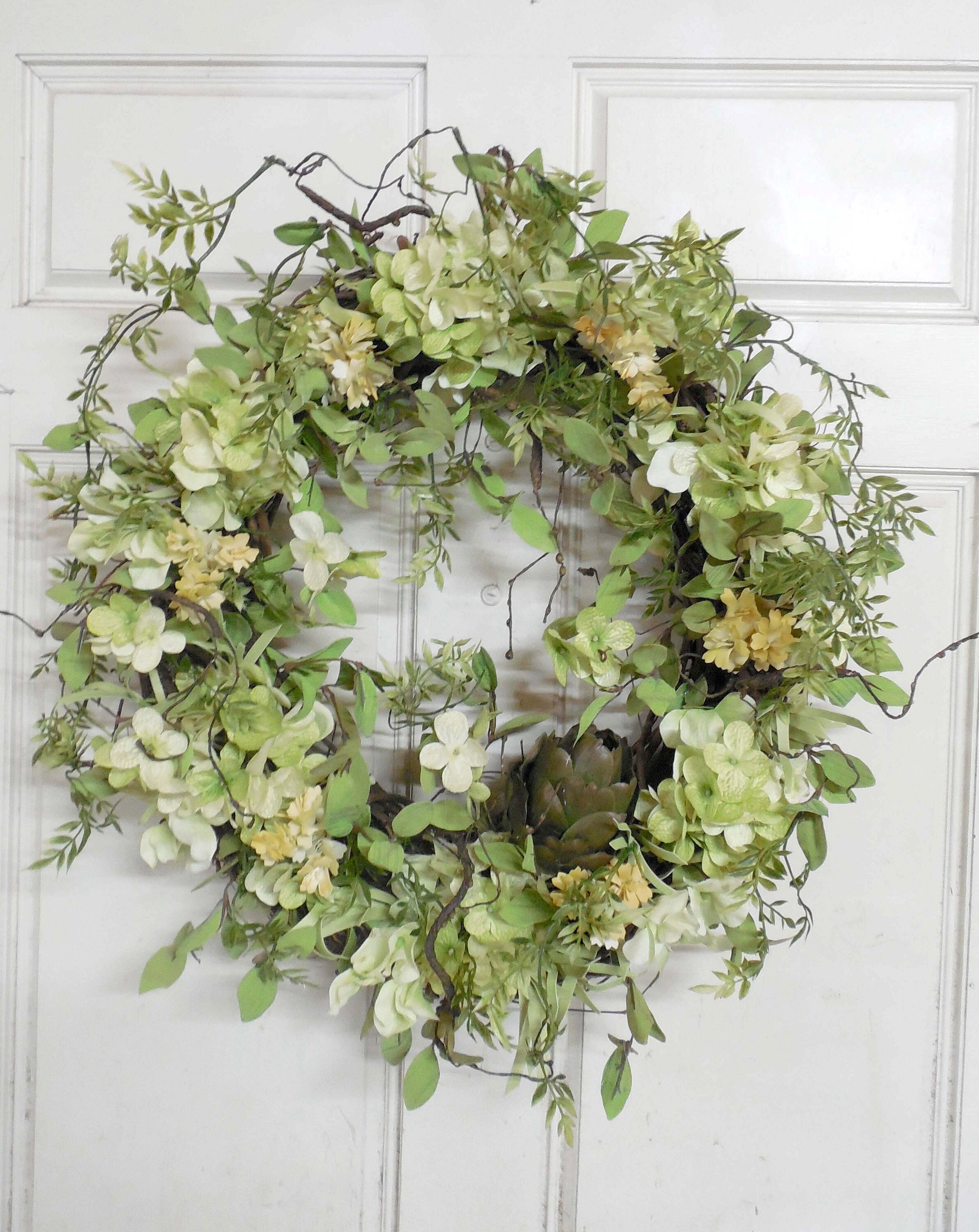 Greenery Wreath for Spring/summer to Be Enjoyed All Year - Etsy