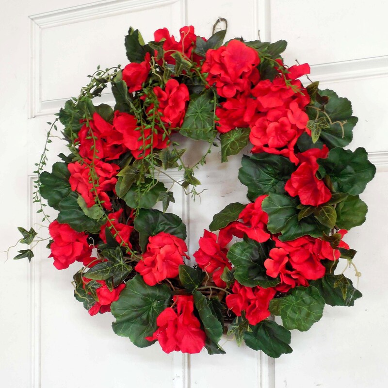 Geranium Wreath - Etsy