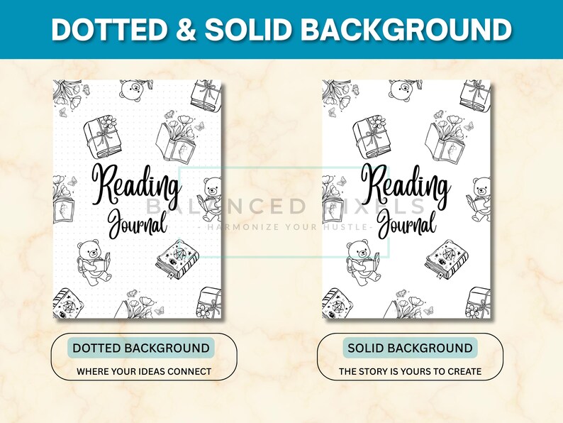 Printable Reading Journal Bundle - Book Tracker Log - Reading Planner ...