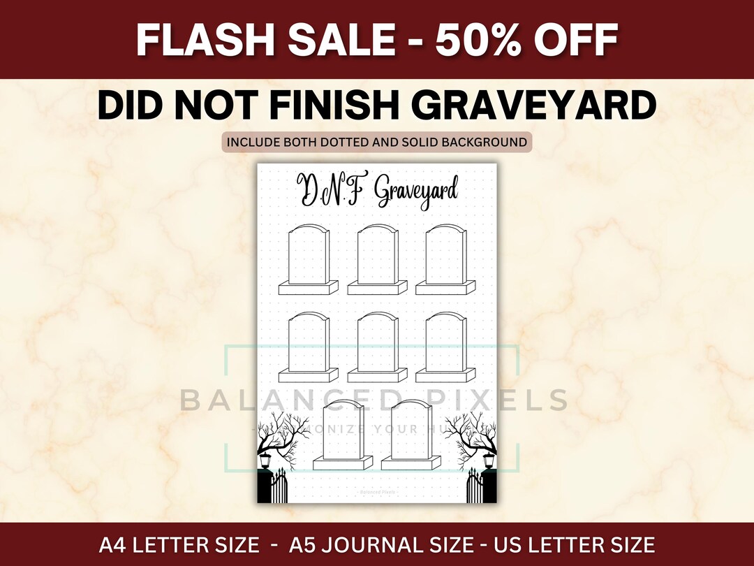 DNF Graveyard Book Tracker - Abandoned Books Log - Funny Reading ...