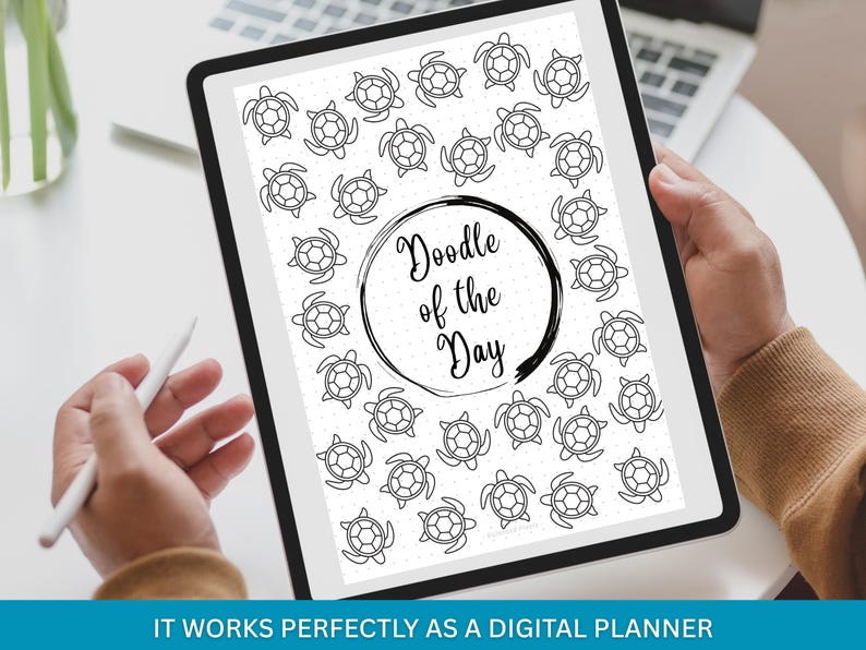 Printable Doodle of the Day Bundle - 36 Monthly Drawing Challenges ...