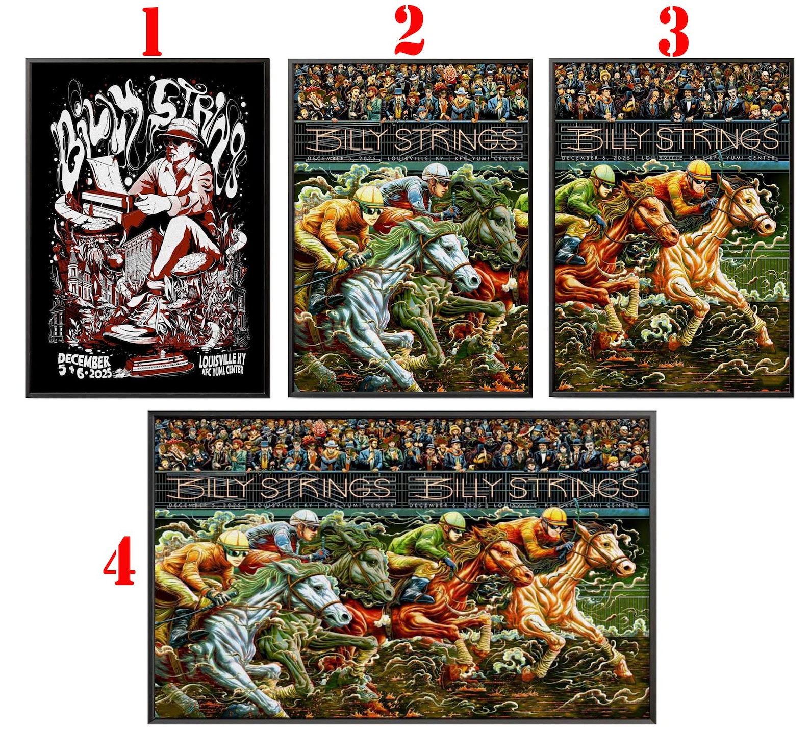 Billy Strings December 5-6 2025 in Louisville KY Poster - Etsy