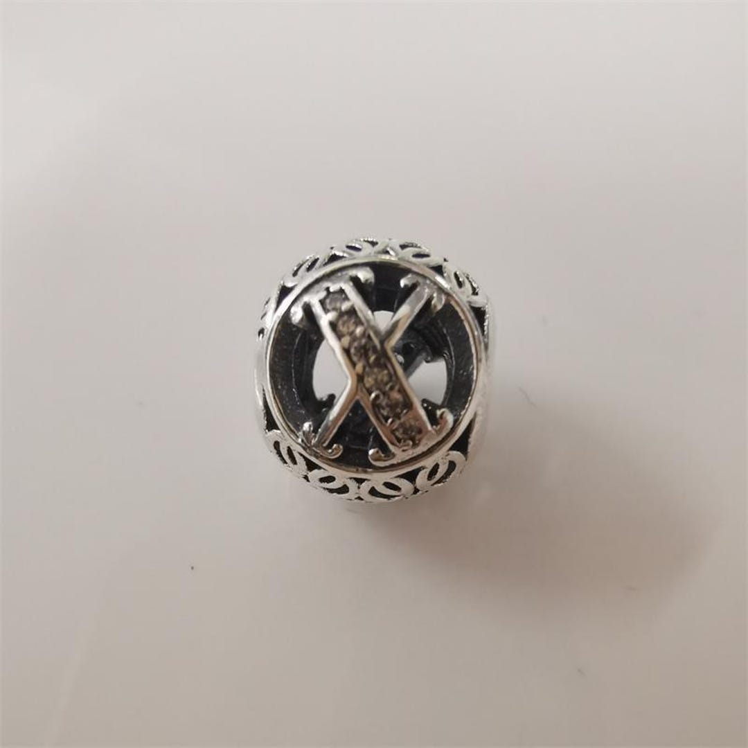 Pandora Uk Alphabet Letter, Initial, Vintage, Bracelet Charm, A-z, S925 ...