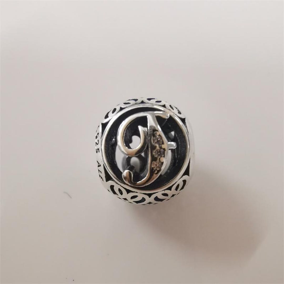 Pandora Uk Alphabet Letter, Initial, Vintage, Bracelet Charm, A-z, S925 ...