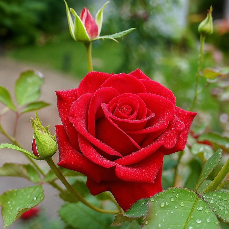 Proud Land Rose Cuttings - Fragrant Red Rosa Hybrida - Etsy