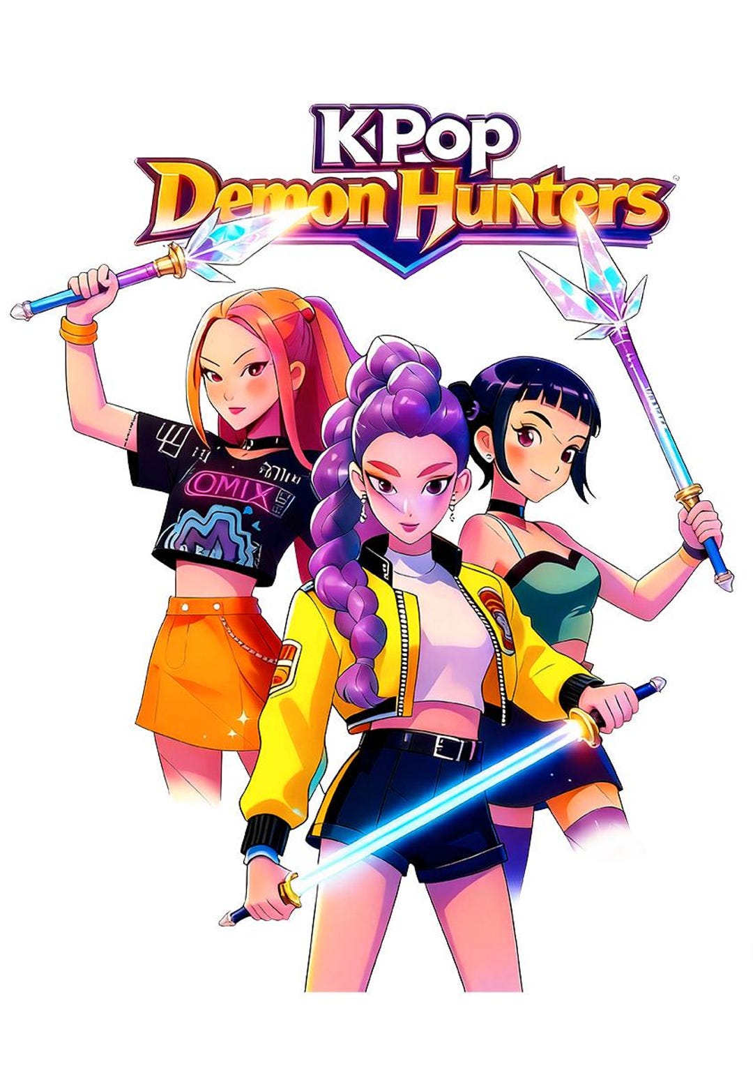 Kpop Huntrix PNG Bundle – Demon Hunters Fan Art, Saja Girls & Boys ...
