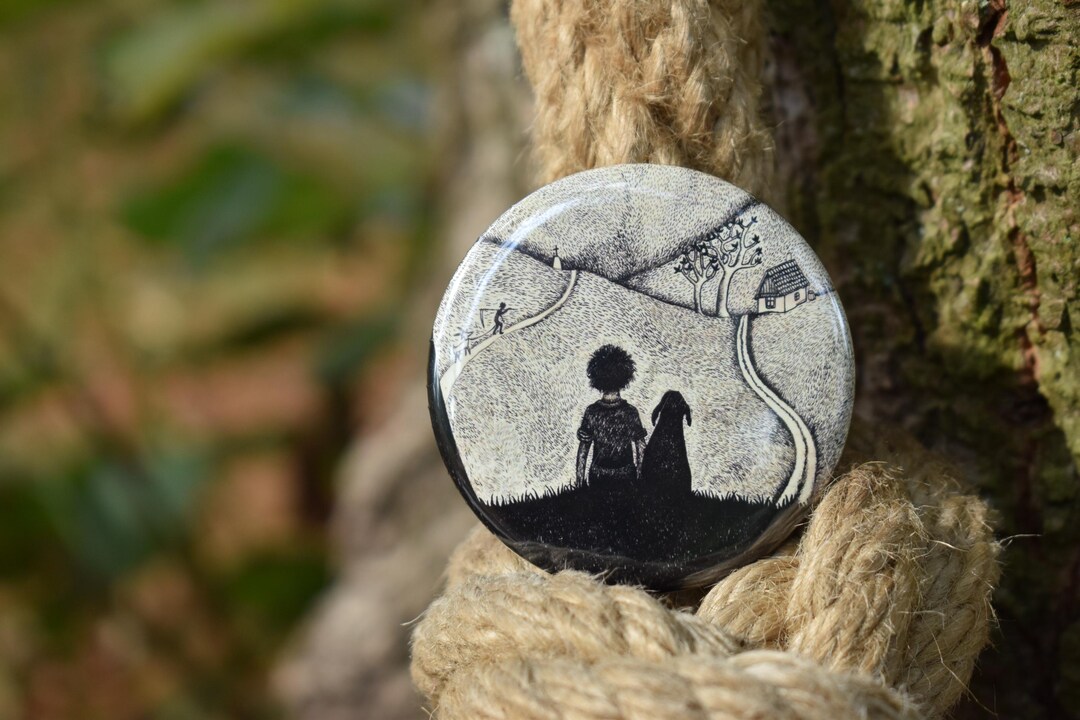 Under the Mountain - Pocket Mirror - Etsy