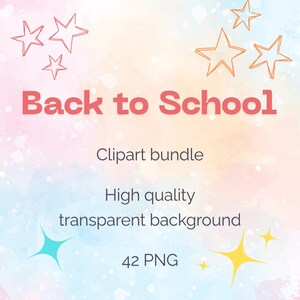 Kawaii School Supplies Clipart, Stationery PNG (digital Download) - Etsy
