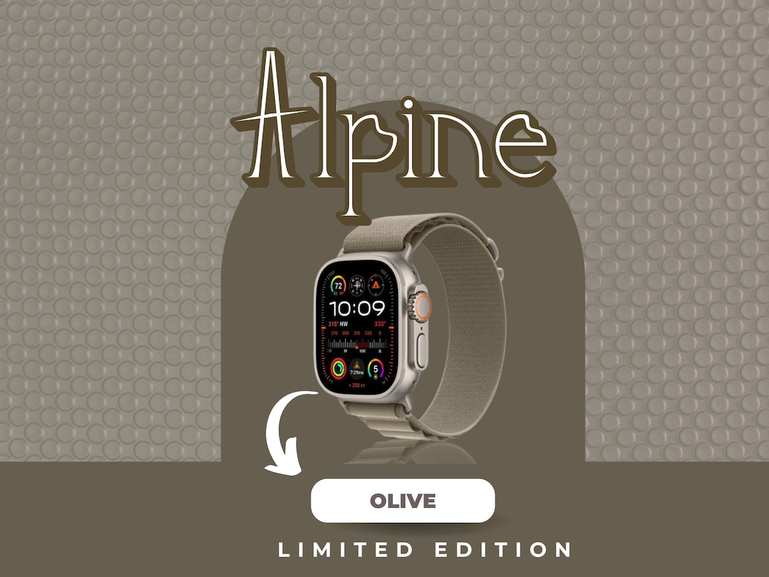 Alpine Loop Band for Apple Watch: Rugged Woven Strap, Titanium G-hook ...
