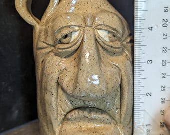 Mini Face Jug With Mouth Bottom MJM25C - Etsy