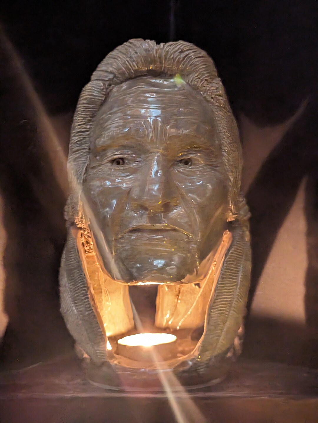Native American Handmade Original Candle Holder, Made on the Pottery ...