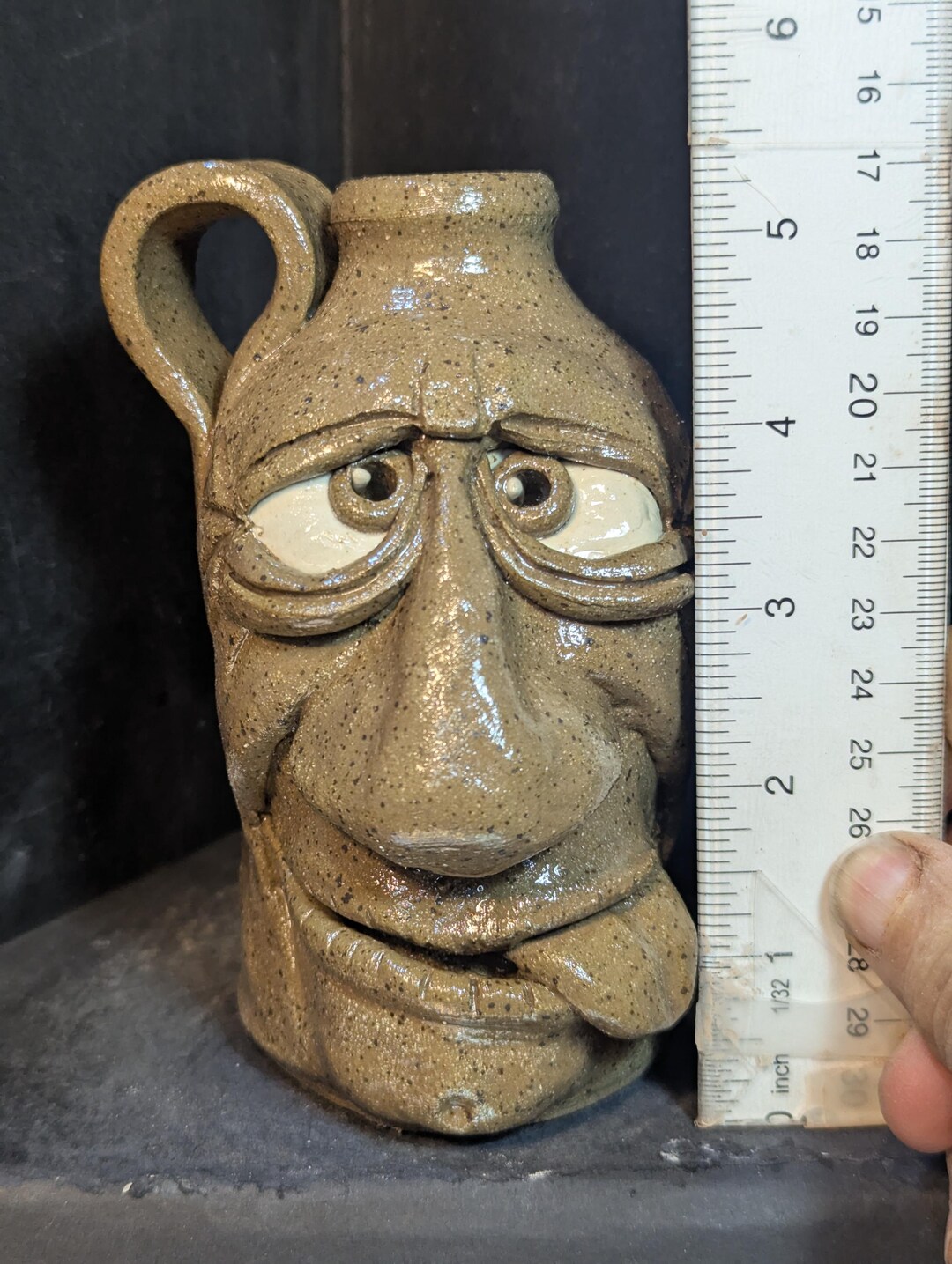 Mini Face Jug MJ26G - Etsy