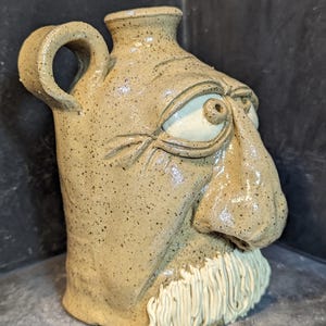 Mini Face Jug With Mouth Bottom MJM25C - Etsy