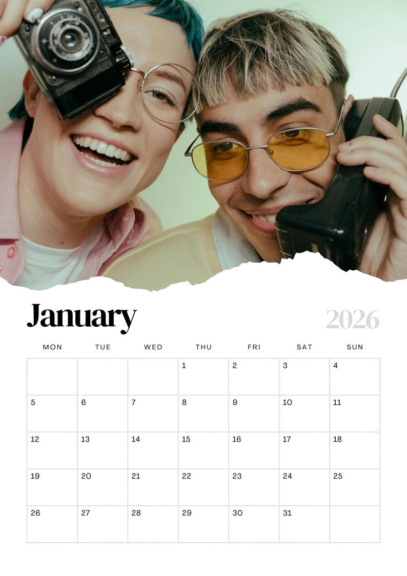 2026 Calendar Canva Editable: 8+ Canva Calendar Templates, Printable ...