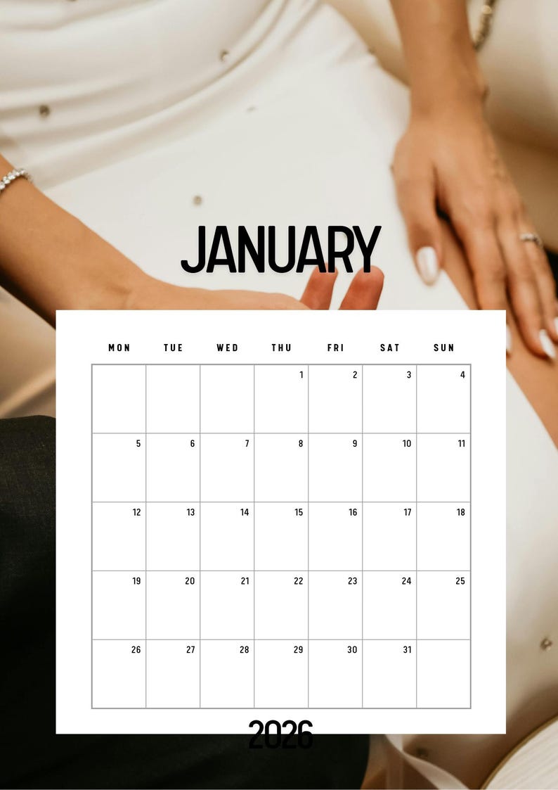 2026 Calendar Canva Editable: 8+ Canva Calendar Templates, Printable ...