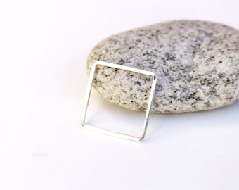 Square Band Ring | Etsy