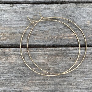 Simple Hammered Gold Filled Hoops Delicate Minimalist Jewelry - Etsy