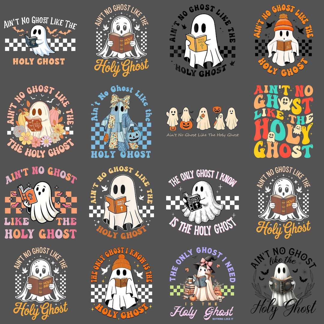Ain’t No Ghost Like the Holy Ghost PNG, Funny Christian Halloween ...