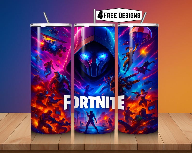 Gamer Tumbler Wrap, Gaming Character PNG, Sublimation Design (digital ...