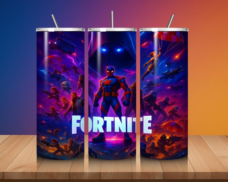 Gamer Tumbler Wrap, Gaming Character PNG, Sublimation Design (digital ...