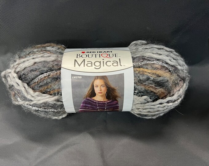 Red Heart Boutique Magical Yarn in Color hocus Pocus Multicolored Grey ...