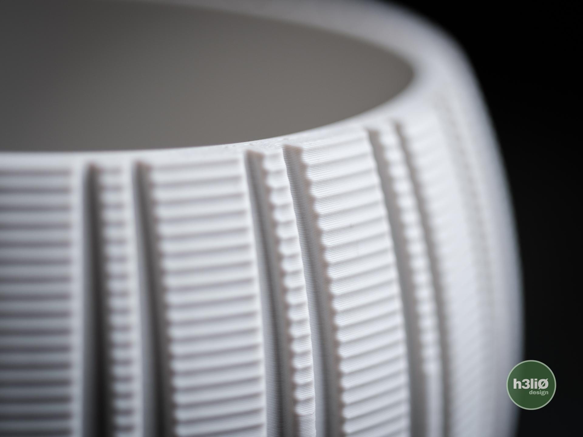 Layered Planter | Modern 3D Printed Flower Pot | Grooved Planter ...