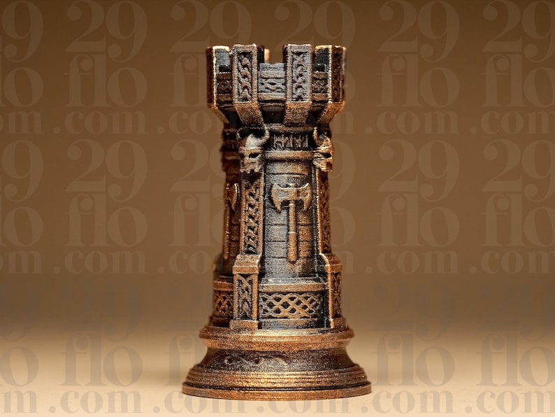 Viking Chess Set | Norse Mythology Decor | Medieval Chess | Hand ...