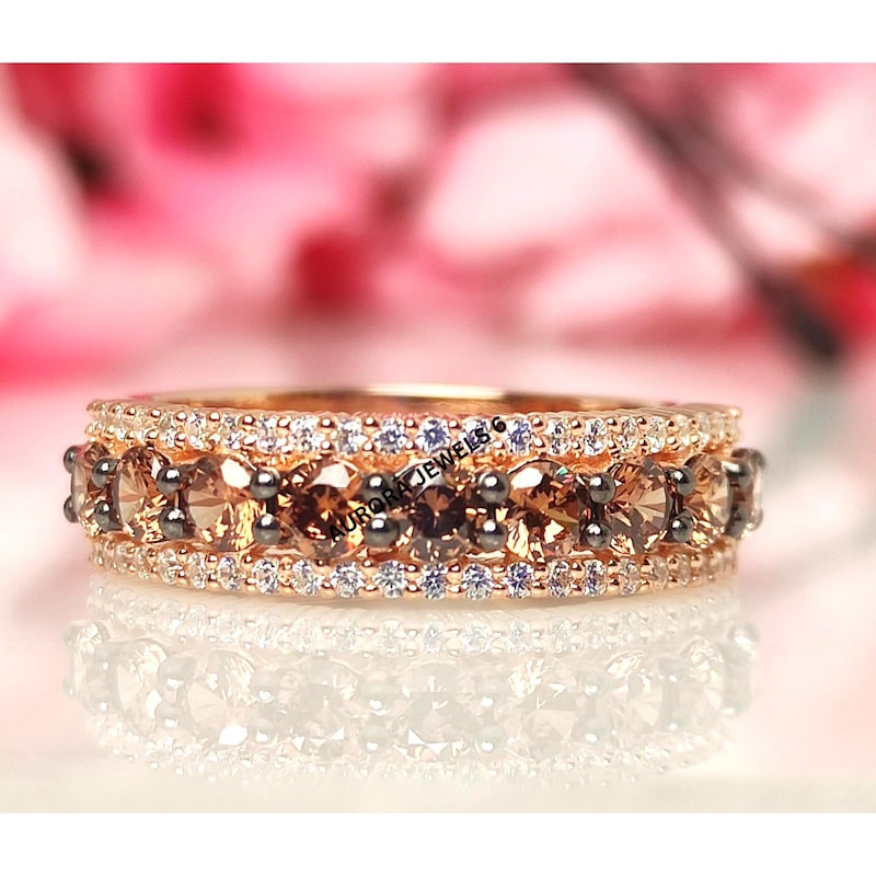 Rose Gold Chocolate Rings - Etsy