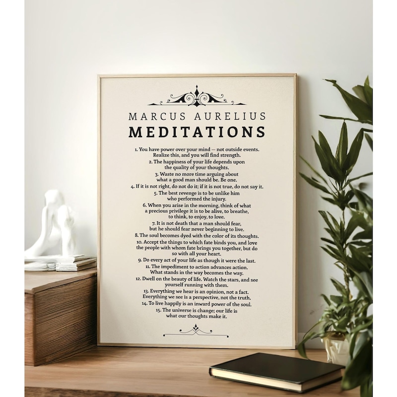 Stoicism Quotes Poster - Etsy