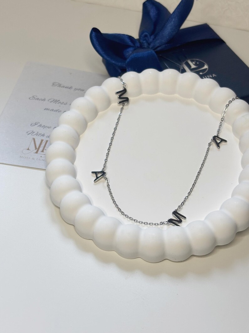 Mama Necklace • Stainless Steel Letter Necklace • Waterproof Non ...