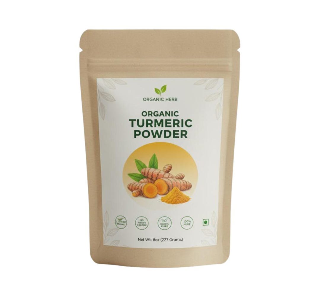 Organic Turmeric Powder Curcuma Longa | Natural Haldi Spice for Cooking ...