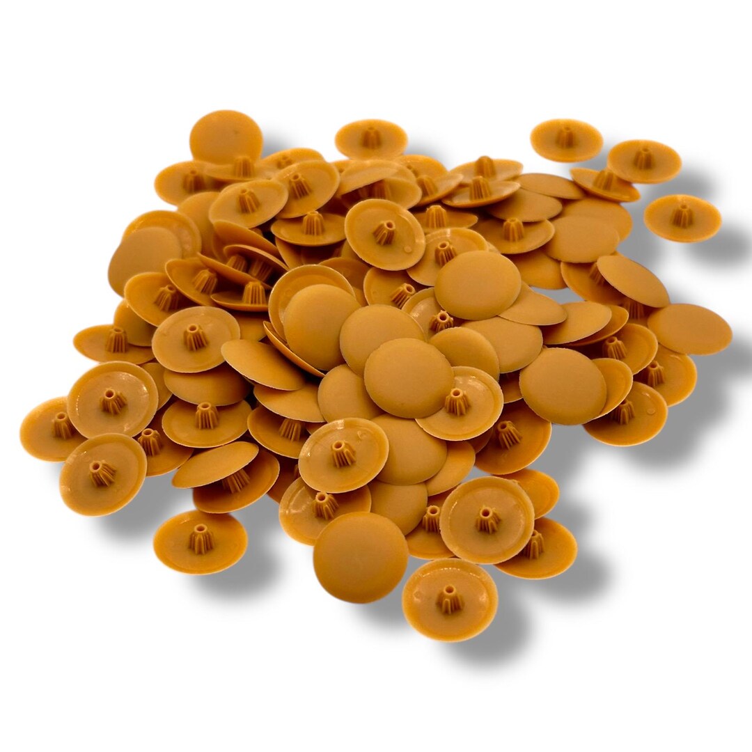 Buff Brown Screw Cover Caps Bifix™ Screws Pozi Phillips Snap on 6-8g ...