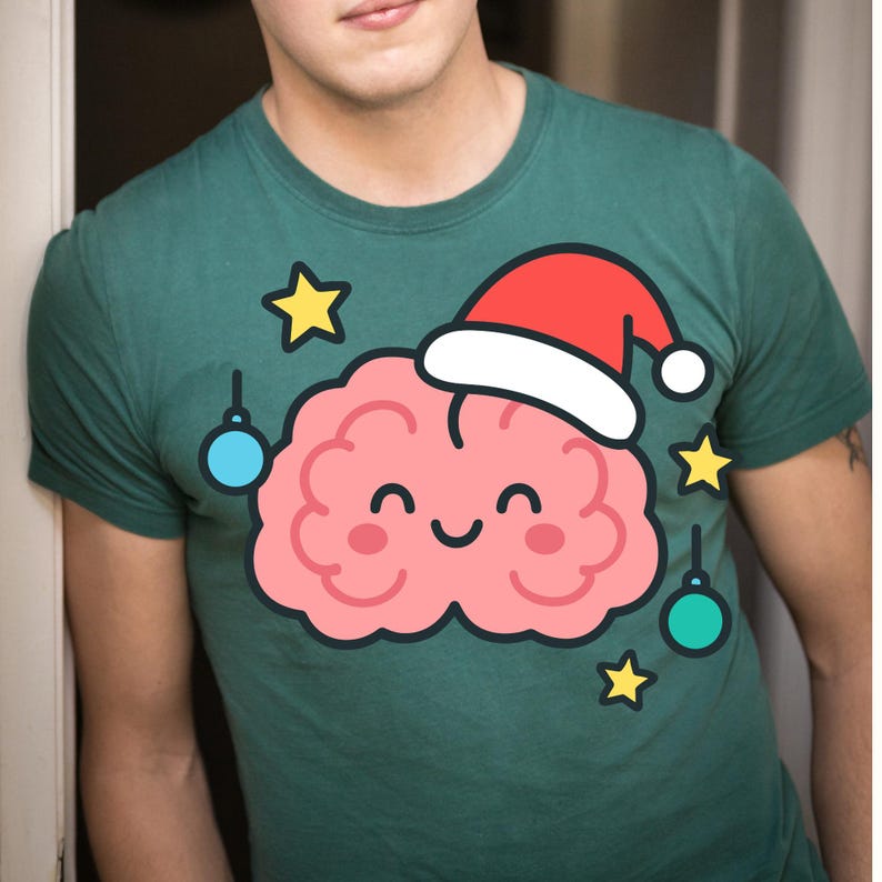 Funny Christmas Anatomy Clipart Bundle, Sarcastic Festive Human Organs ...