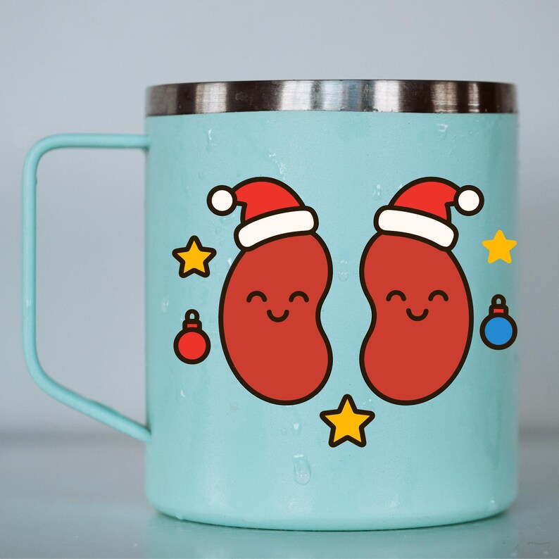 Funny Christmas Anatomy Clipart Bundle, Sarcastic Festive Human Organs ...