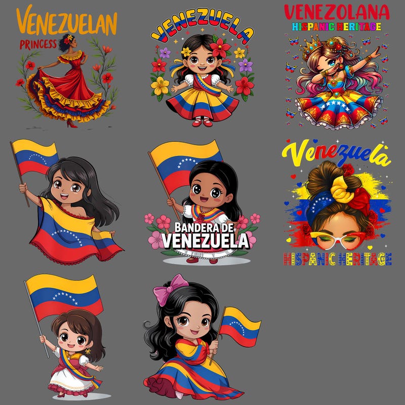 Hispanic Heritage Clipart - Etsy