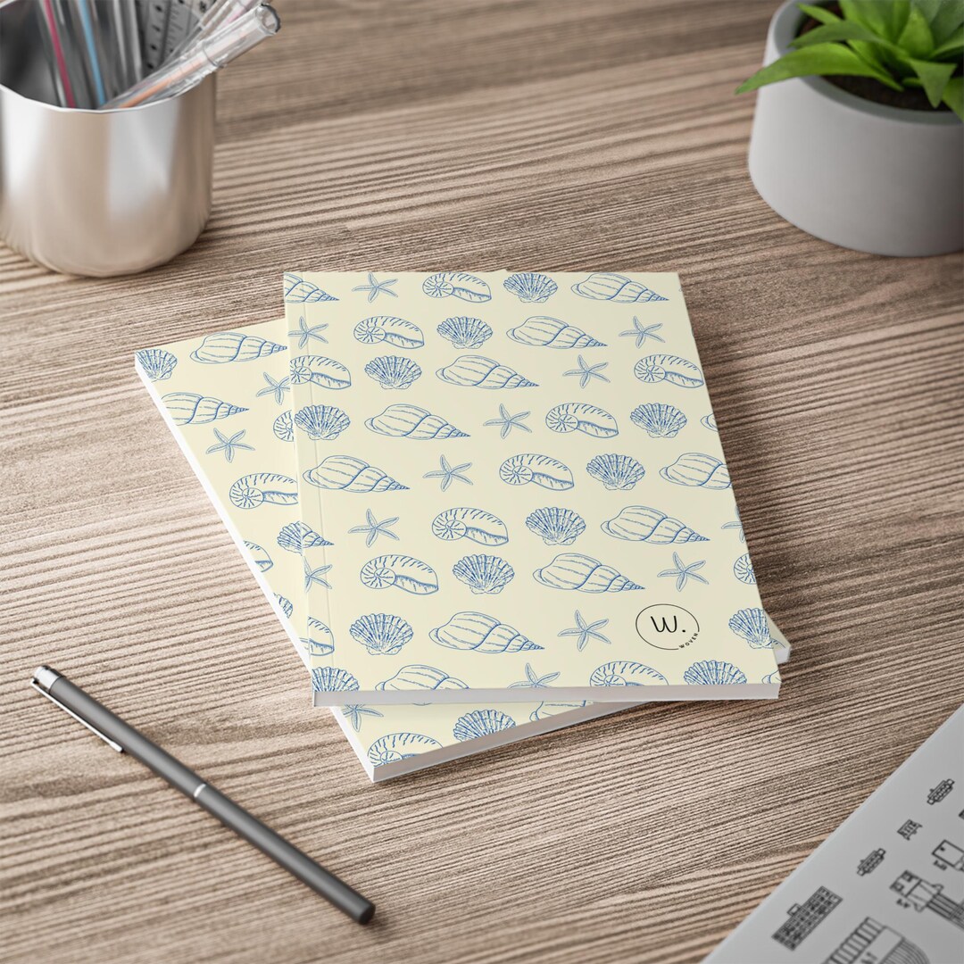 Seashell Softcover Notebook, A5 - Etsy