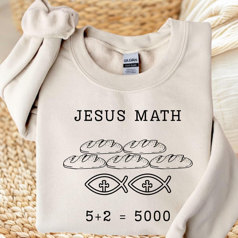 Jesus Math PNG | Faith Based Humor Design | Christian Quote Graphic ...