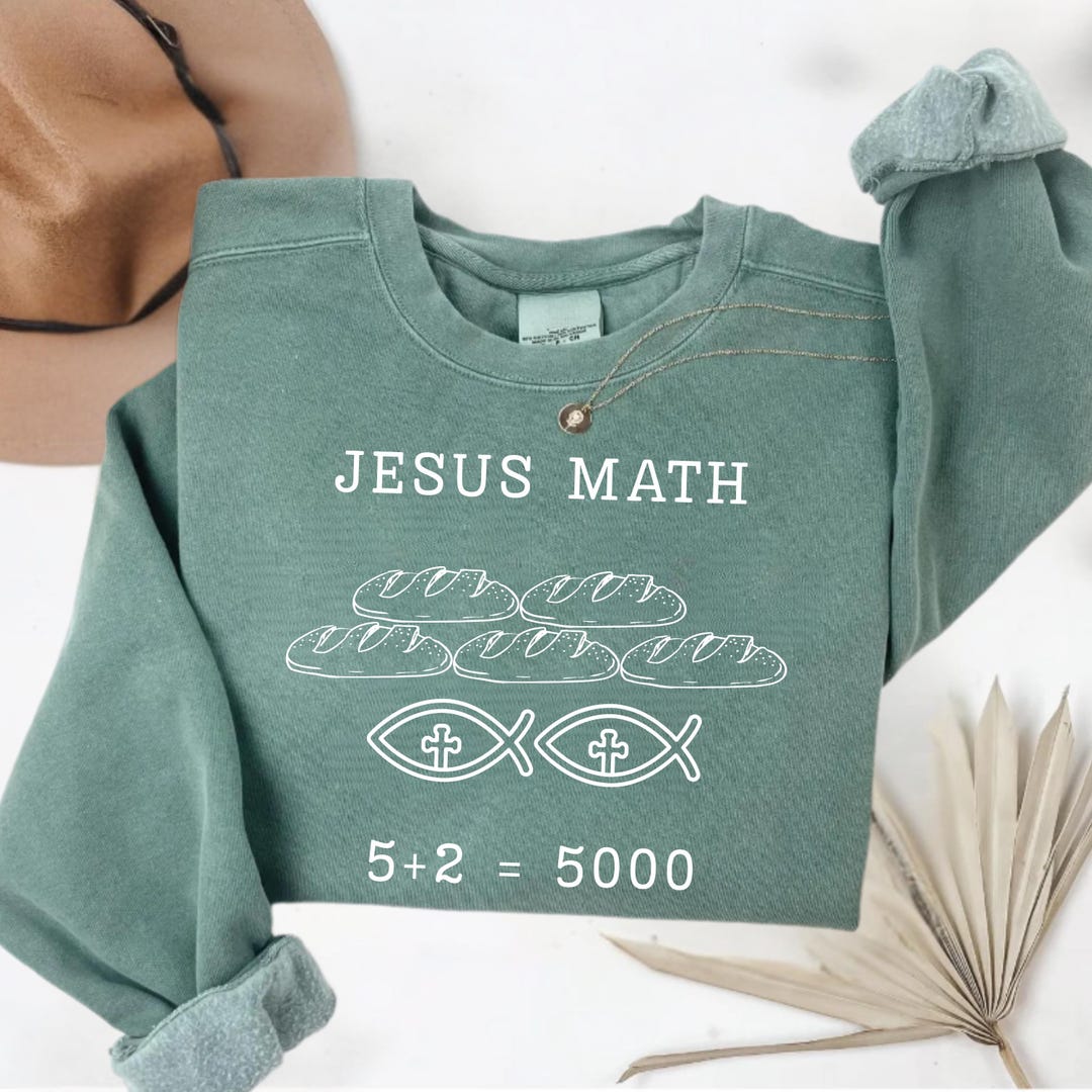 Jesus Math PNG | Faith Based Humor Design | Christian Quote Graphic ...