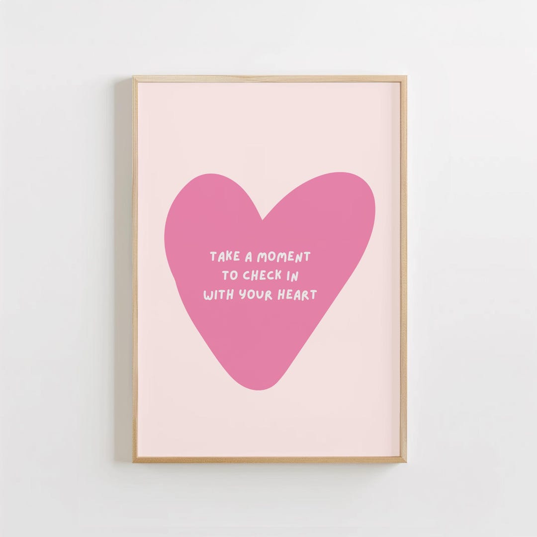 Positive Quote Wall Art | Inspirational Self Love Printable Poster ...