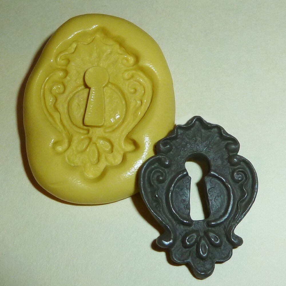 Silicone mold decorative keyhole flexible silicone push | Etsy
