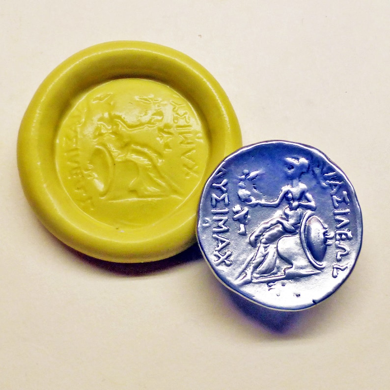 Silicone Mold Ancient Greek Coin Replica Athena and Nike - Etsy