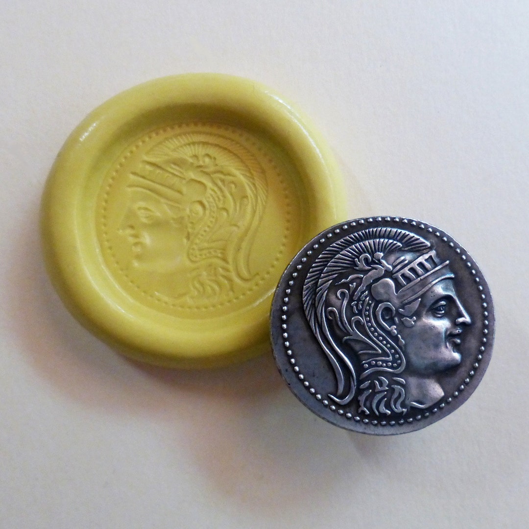 Silicone Mold, Ancient Greek Coin Replica, Flexible Silicone Push Mold ...